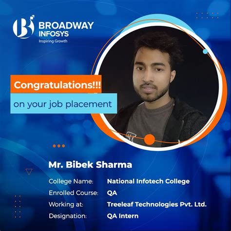 Broadway Infosys On Linkedin Internship Ittraininginnepal Placement Internship Itjobs