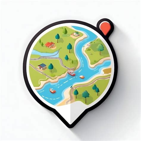 Premium Photo Map Pin Location Marker Navigation Symbol Place Marker