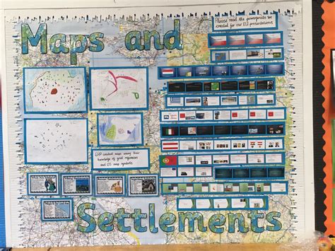 Maps And Settlements Display Map Photo Wall Display