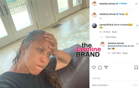 Steve Harveys Wife Marjorie Laughs Off Infidelity Rumors He Only