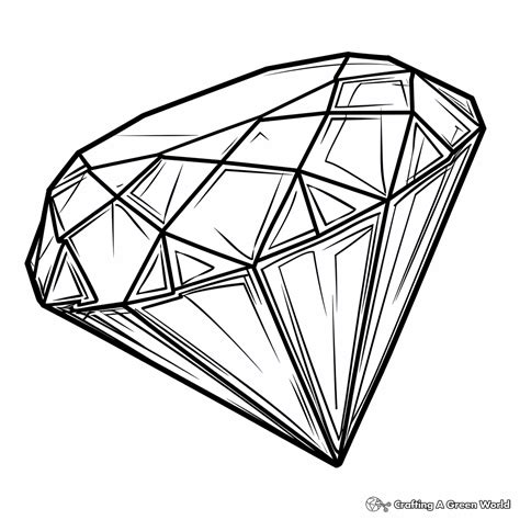 Tiny Diamond Coloring Sheet