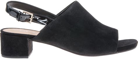 Clarks Orabella Ivy Black Suede 26131187 Full Sandals Humphries Shoes