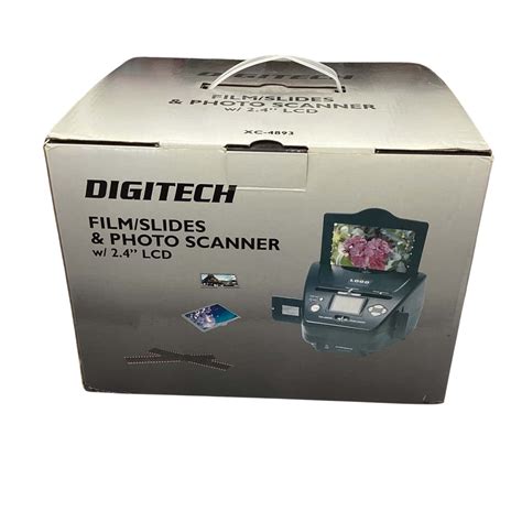 Digitech Xc 4893 Film Slides And Photo Scanner W 2 4” Lcd S