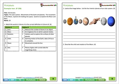 Grade 6 Natural Sciences And Technology Nst Term 4 Oxford