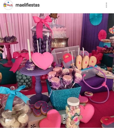 Doc Mcstuffins Birthday Party Dessert Table And Decor Doc Mcstuffins Birthday Party Birthday