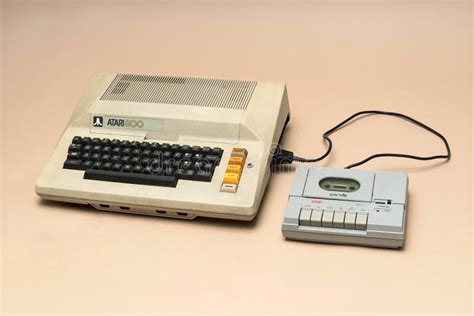 Atari 800 With Its Cassette Player 1979 Editorial Photography Image Of Home History 364348162