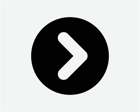 Round Right Arrow Icon Navigation Direction Path Road Traffic Sign East Side Pointer Point