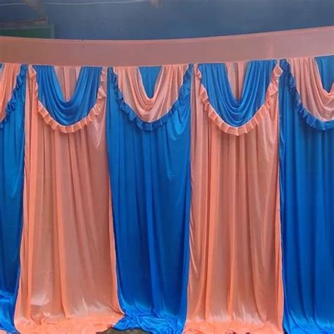 Plain Multicolor Fancy Side Wall Parda For Wedding At Best Price In New