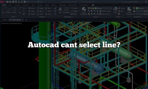 Autocad Cant Select Line