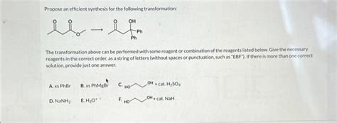 Solved Propose An Efficient Synthesis For The Following Chegg Com