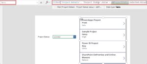 PowerApps Gallery Control Filter Example SPGuides