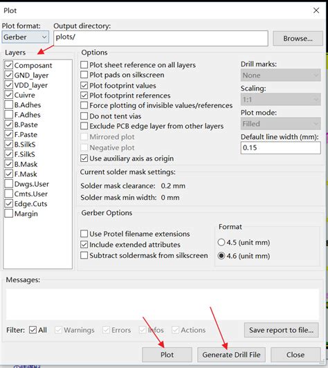 How To Generate Gerber And Drill Files In Kicad 4