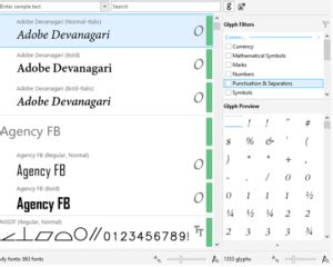 CorelDRAW Fonts Different Steps Of CorelDRAW Fonts