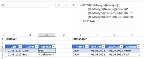 how to find if a date falls within a range and return a value in excel