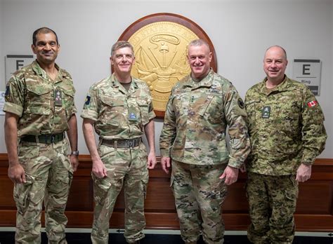 Chief Of Us Army Reserve Hosts Meeting Of Allied Army Reserve Senior