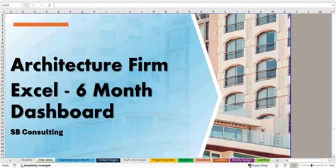 Architecture Firm Management Dashboard Template Excel Xls