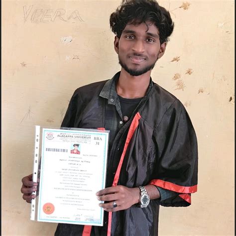 Mani Kandan On Linkedin Graduation Degree Collage