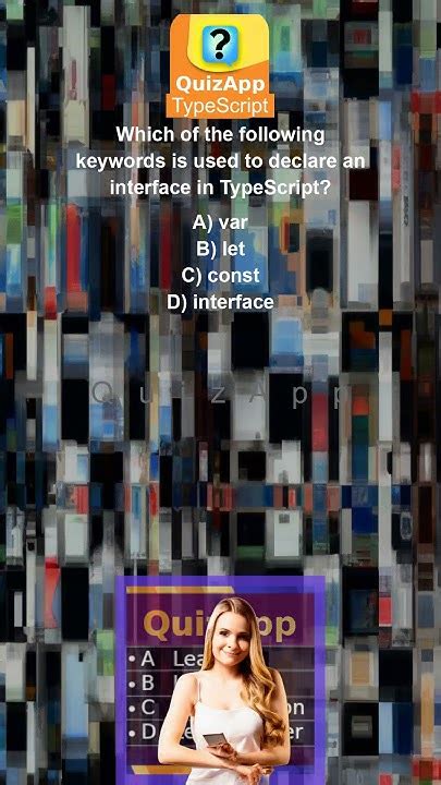 Typescript Which Of The Following Keywords Is Used To Declare An Interface In Typescript Youtube