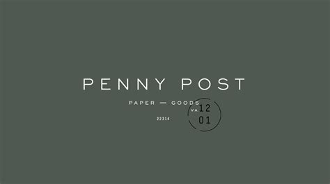Penny Post Behance