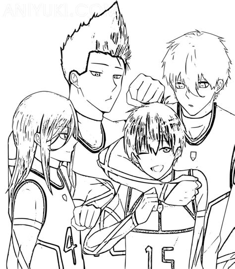 Blue Lock Coloring Pages AniYuki Anime Portal
