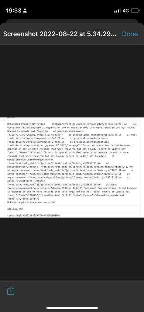 Reschedule Unexpected Error · Issue 3928 · Calcom · Github