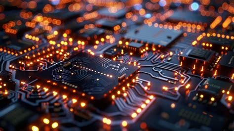 Premium Photo Macro Shot Of A Graphic Chip With Full Details Microchip And Graphic Chip Background