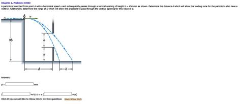 chapter 2 problem 2 062 a particle is launched from point a with a