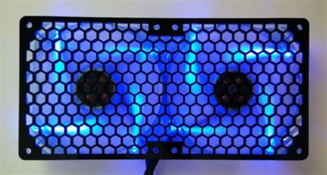 Custom Honeycomb 280mm Radiator Double 140mm Fan Grill Computer Case
