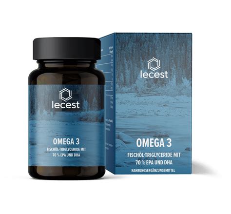 Lecest® Omega 3 Capsules Triglycerides 70