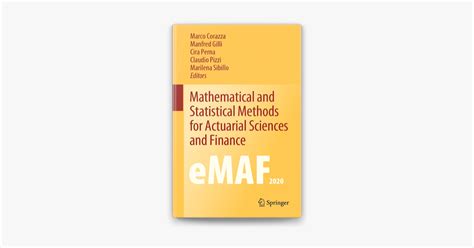 ‎mathematical And Statistical Methods For Actuarial Sciences And Finance By Marco Corazza