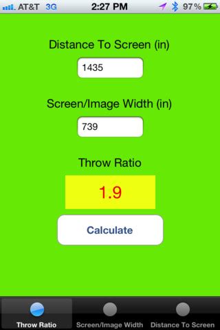 Projector Throw Ratio Utilities Throw Ratio Projector Throw