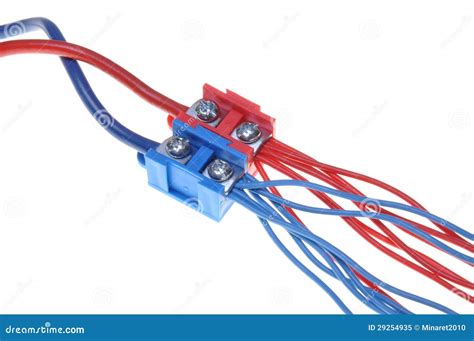 Terminal Block With Wires Royalty Free Stock Image