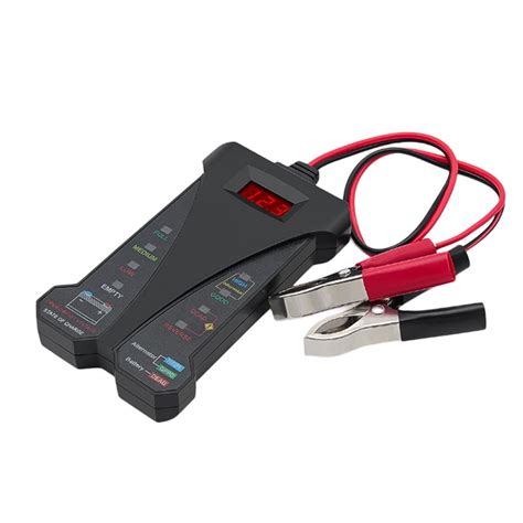 Car Digital Led Display Battery Tester 12v Battery Tester Charging