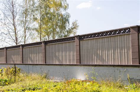 Купити бетонний паркан Модерн сучасний дизайн паркану Київ Україна