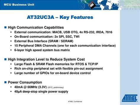 PPT ATMEL Flash Based Bit Microcontrollers PowerPoint Presentation ID