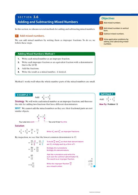 Solution Adding Mixed Numbers Add Mixed Numbers In Vertical Form