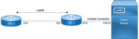 In Band Management Over Custom VRF