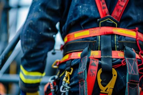 A Firefighter Is Wearing A Firefighter Uniform With The Number 3 On It Premium Ai Generated Image