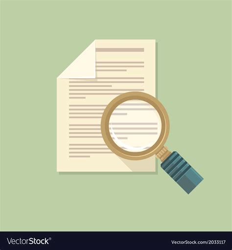 Document Analytics Royalty Free Vector Image Vectorstock