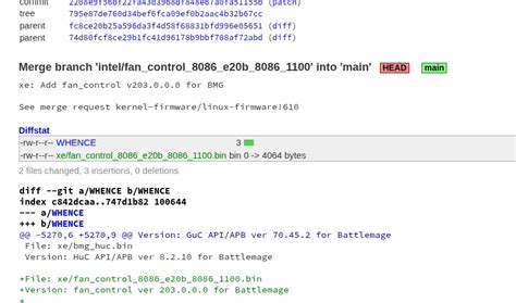 fan control firmware updated for intel battlemage graphics cards on linux phoronix