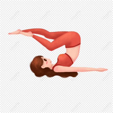 스포츠 피트니스 소녀 Png 일러스트 무료 다운로드 Lovepik