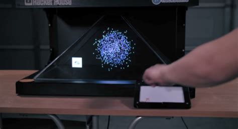 Hacker Houses Gesture Controlled Holographic Visualiser Raspberry Pi