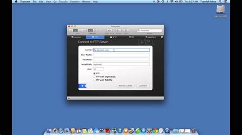 Mac Osx How To Connect To A Website Ftp Server Youtube