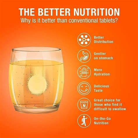 Effervescent Vitamin C Zinc Vitamin D3 Tablets Sugar Free