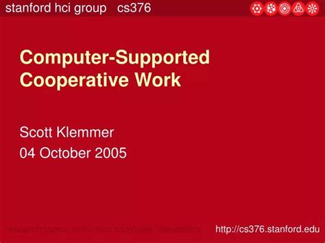 ppt computer supported cooperative work powerpoint presentation free download id 1127290