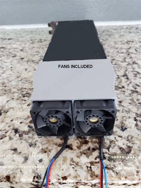 amd mi210 radeon instinct gpu cooling fan shroud mounting accelerator card ebay