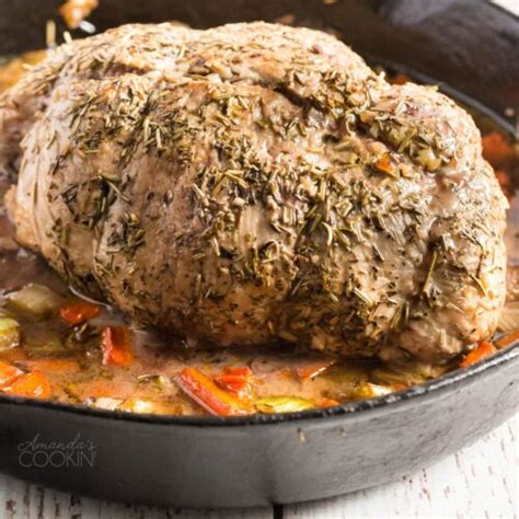 Sirloin Pork Roast Never Dry Juicy And Delicious Amandas Cookin