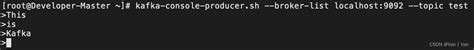 kafka3 5单机部署与测试 kafka 3 5 csdn博客