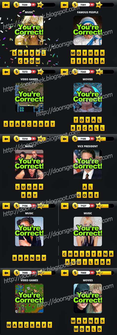 Guess The 90s Leve 42 Answers ~ Doors Geek