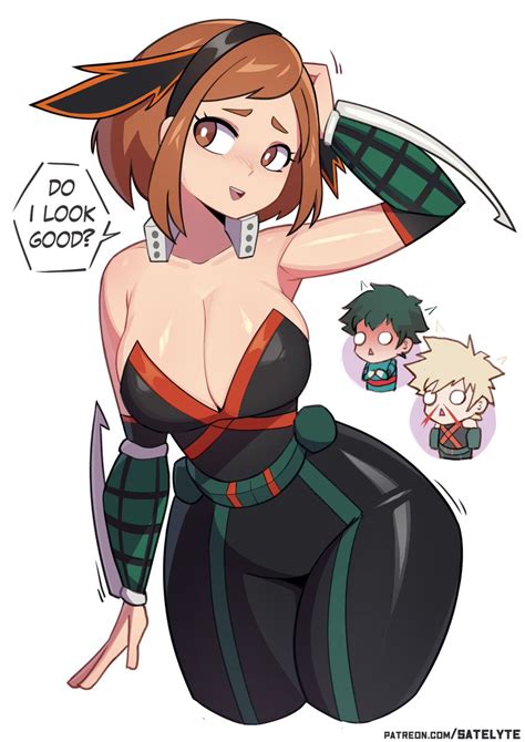 Midoriya Izuku Uraraka Ochako And Bakugou Katsuki Boku No Hero